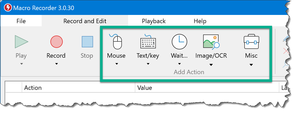 Macro Recorder Build Macro Step by step